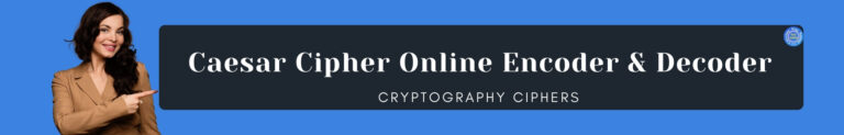 Caesar Cipher Encoder & Decoder Online